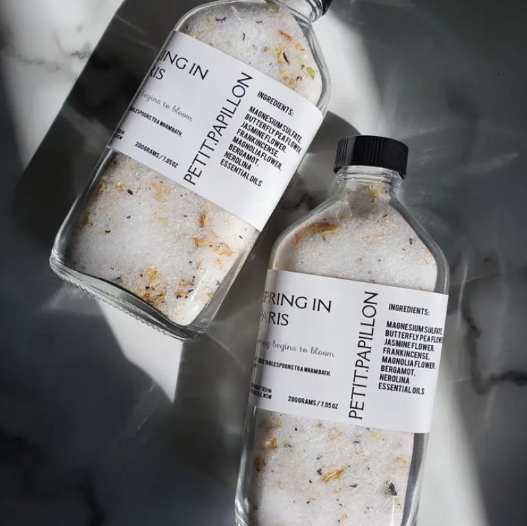 Spring in Paris Botanical Bath Salt (200g) – The Timber Line