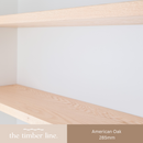 Curved Floating Shelf - Timber Wall Shelf - The Timber Line